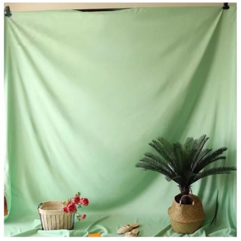 Jual kain katun meteran polos untuk backdrop foto background ulang ...