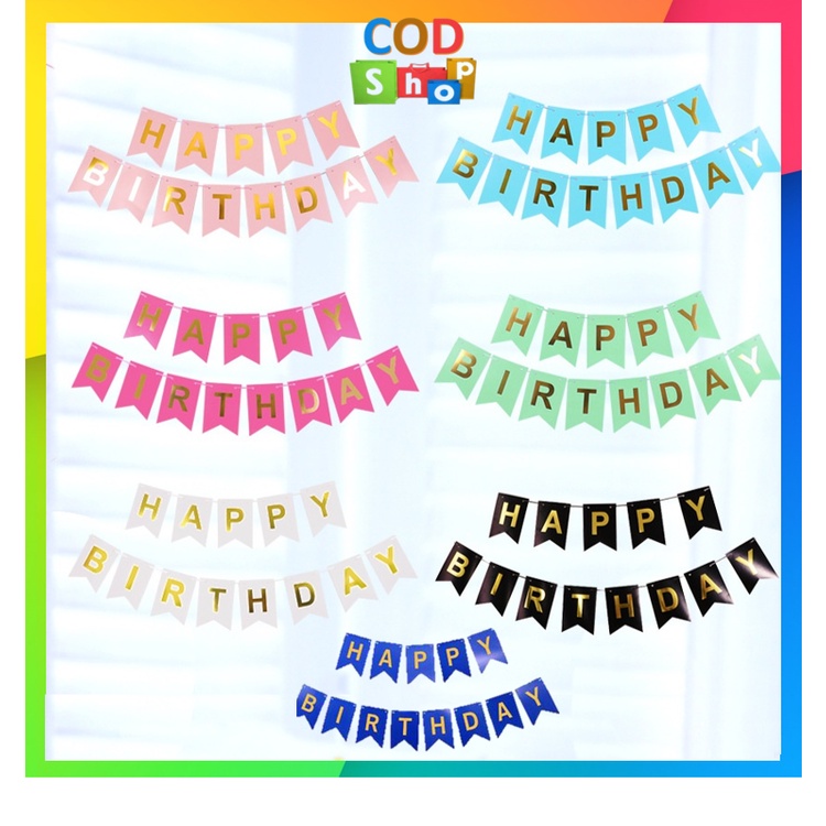 Jual COD - 5564 Bendera Ulang Tahun / Dekorasi Ulang Tahun / Bunting ...