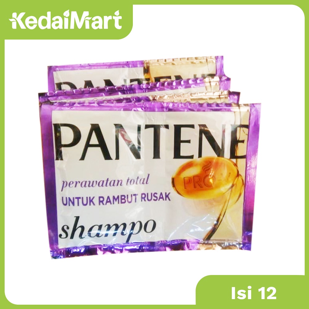 Jual Pantene Shampoo Total Damage Care Sachet 12 x 10 ml | Shopee Indonesia