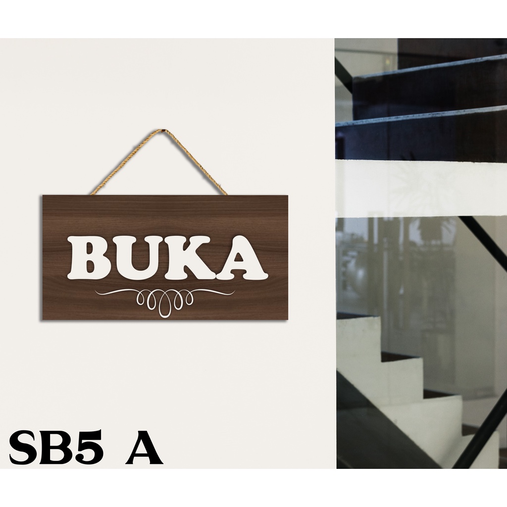 Jual Sign board kayu aesthetic 3d / bisa costum nama persuhaan/usaha ...