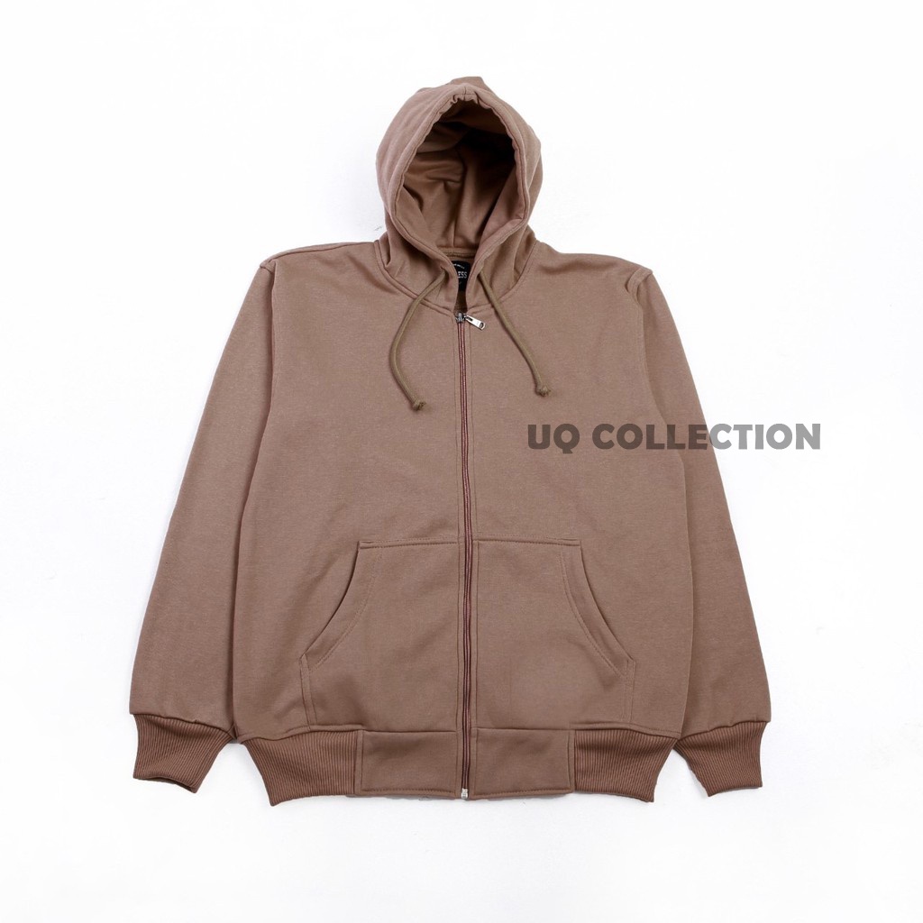 Jual Sweater Hoodie Zipper Polos M - XXL Bigsize Ukuran Jumbo Laki ...