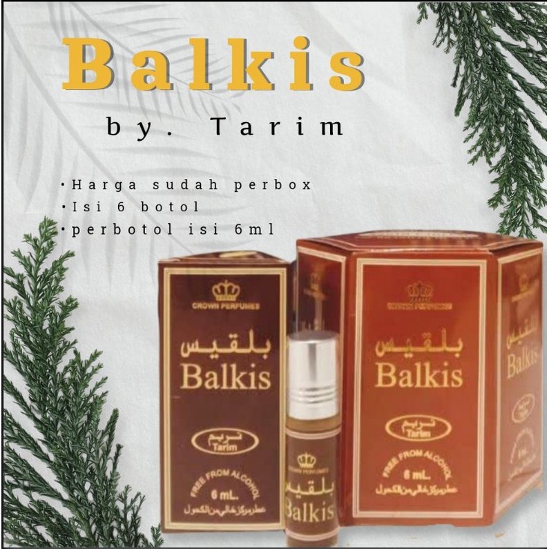 Jual BALKIS BY TARIM PARFUM ISI 6 BOTOL | Shopee Indonesia