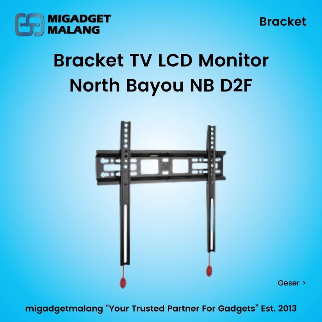 Jual Bracket Braket Breket Smart TV LED LCD Monitor 32 40 43 55 North Bayou NB D2F NBD2F ...