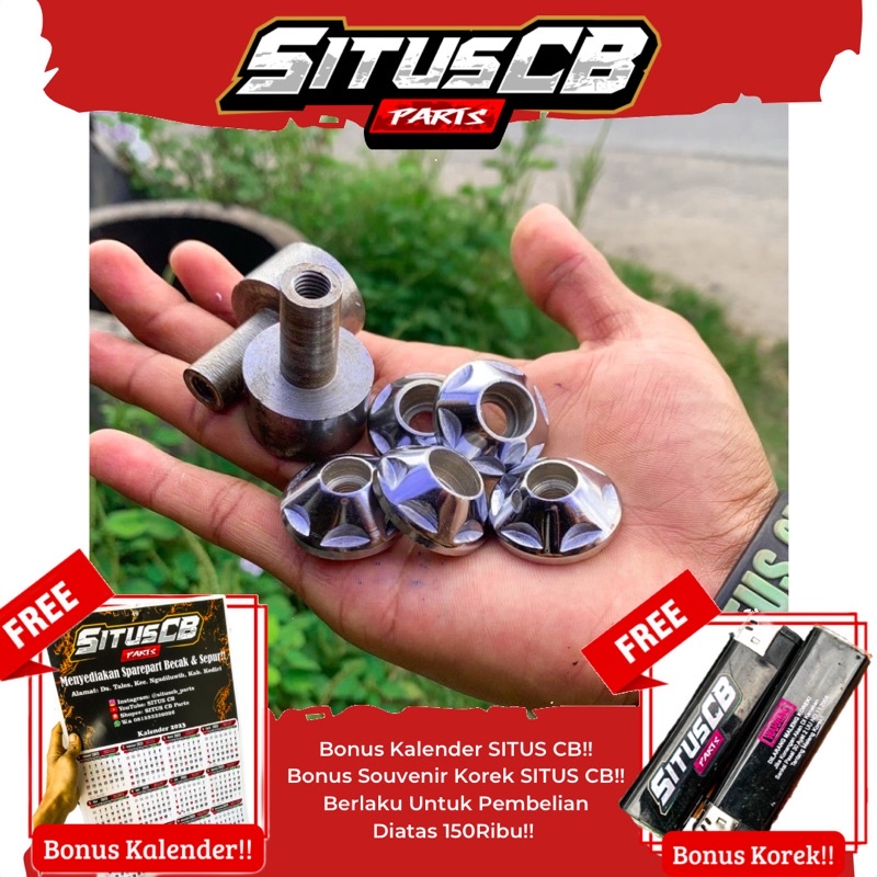 Jual Dudukan Shock Cb Set Manisan Jamur 6 Pcs Situs Cb Shopee Indonesia