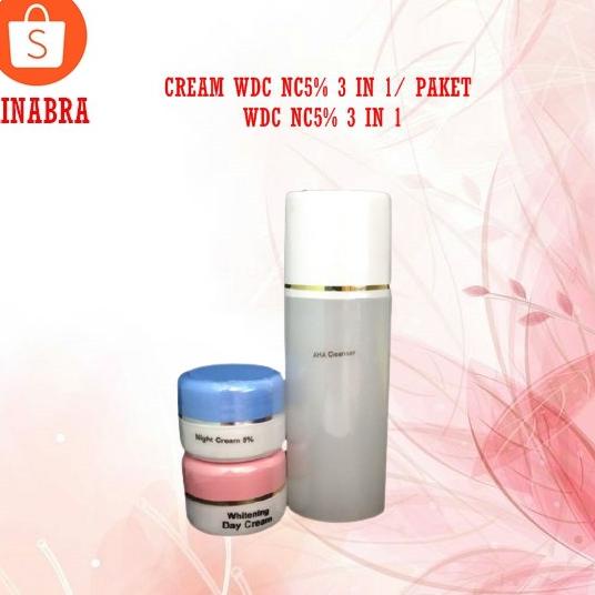 Jual ㊤ CREAM WDC NC5% 3 IN 1 / PAKET WDC NC5% 3 IN 1 BEST SELLER 3587 ...