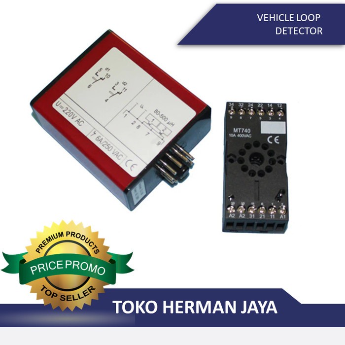Jual Detect Loop Sensor Detector Vld Merah 220V | Shopee Indonesia
