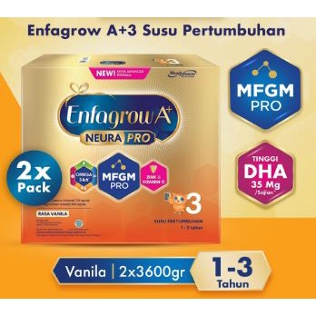 Jual Enfagrow A+ 3 Vanila 3600 gr x 2 pcs - Susu Formula Pertumbuhan Batita | Shopee Indonesia