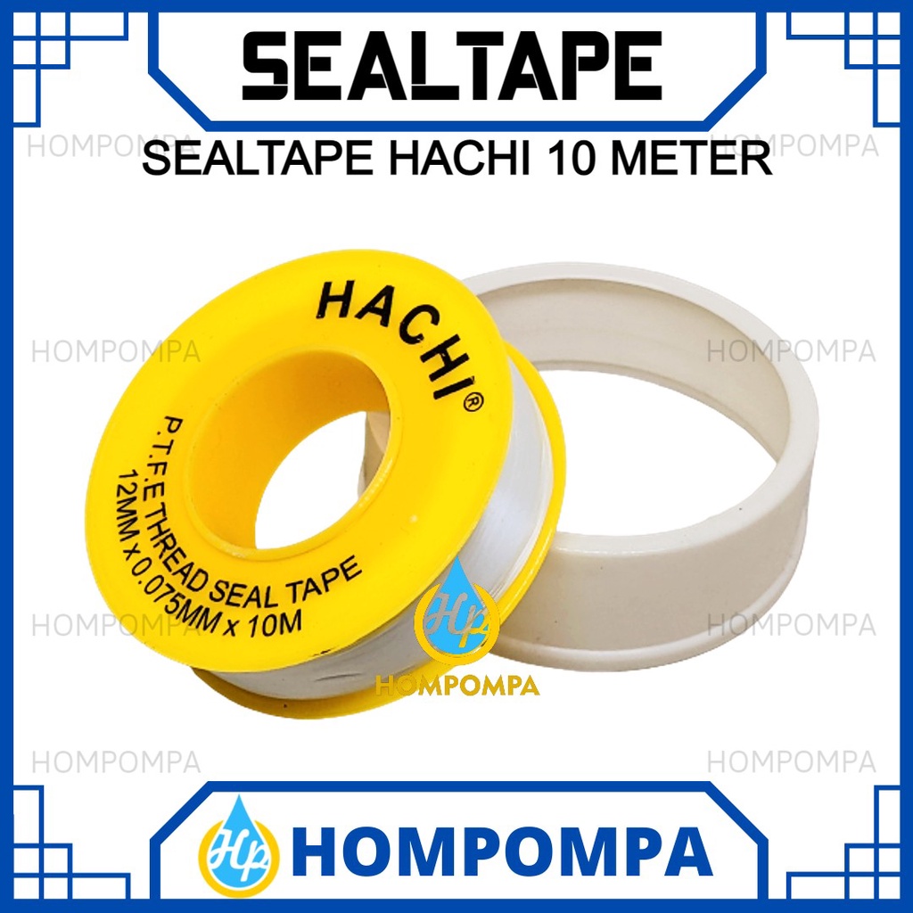 Jual SILTIP SEALTAPE SEAL TAPE HACHI ISOLASI KRAN 12mm x 0.075mm x 10m ...