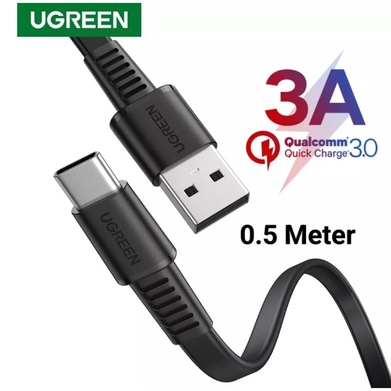 Jual Ugreen 3A USB Type C 0.5Meter Fast Charging Data Cable | Shopee ...