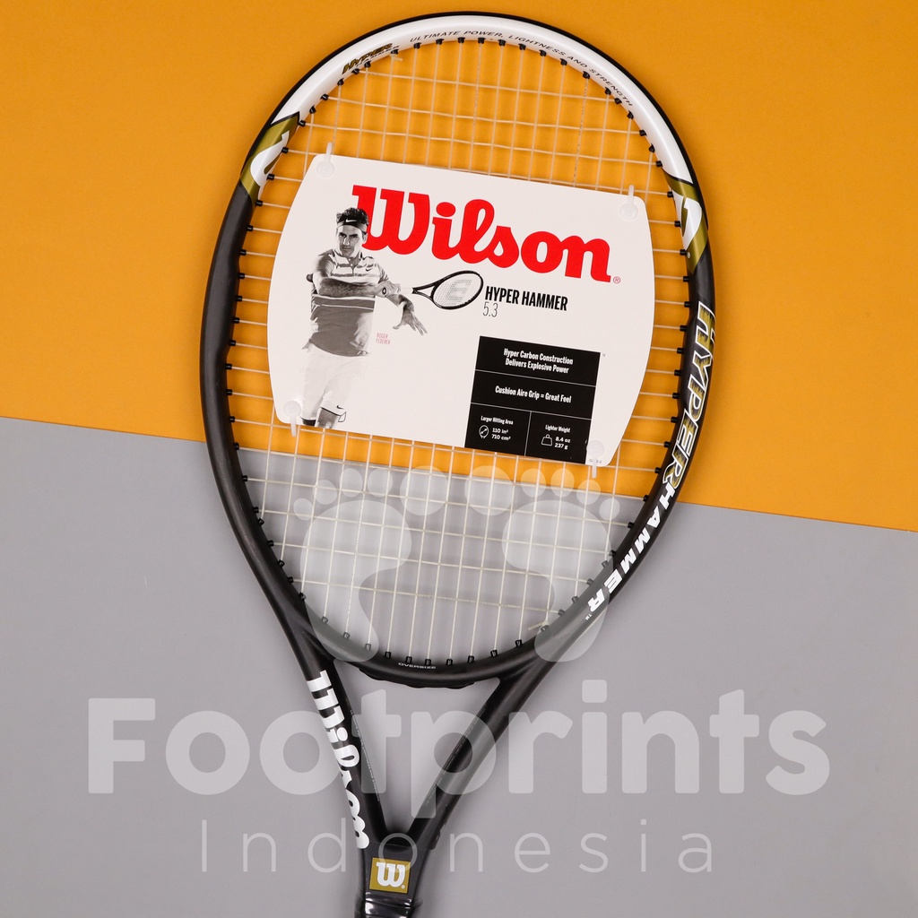 Jual Raket Tenis Wilson Hyper Hammer 5.3 2023 Tennis Racket 237 gr ...