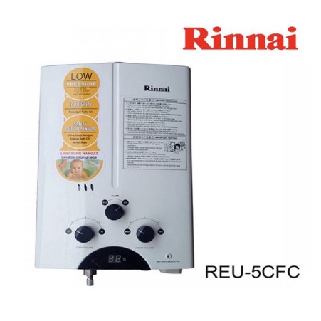 Jual Water Heater Gas Rinnai REU 5 CFC / REU-5CFC ORIGINAL | Shopee Indonesia