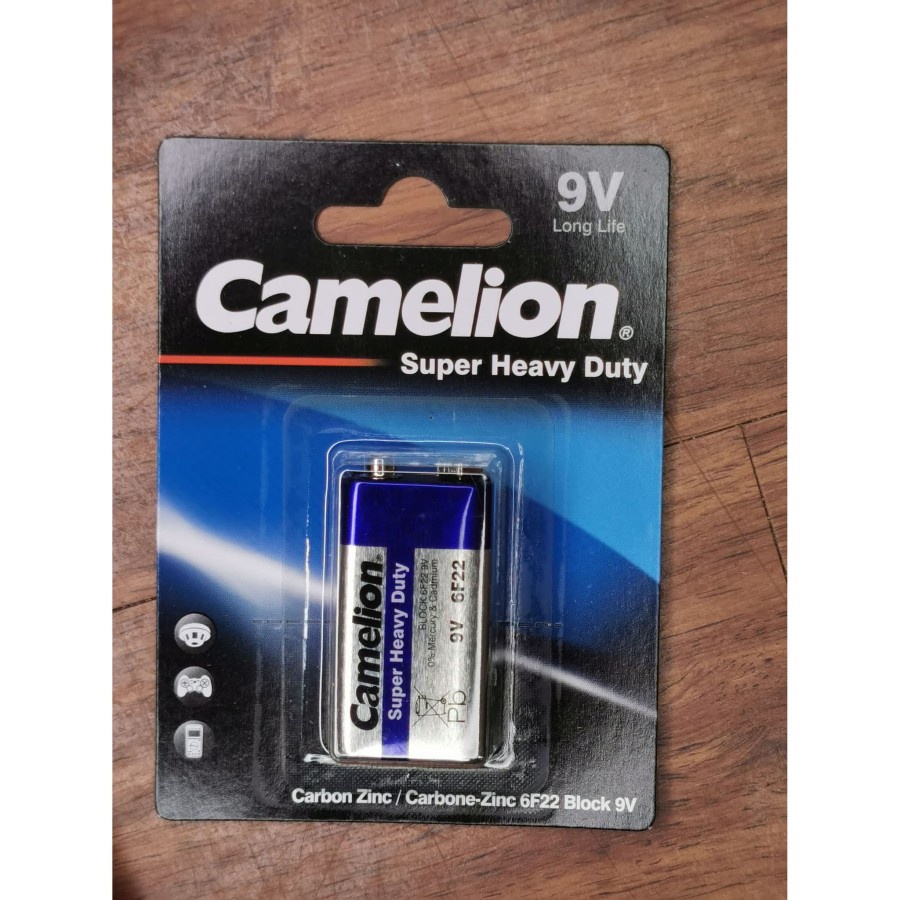 Jual Camelion Packing Extra Heavy Duty 9V 6F22 - baterai kotak ...