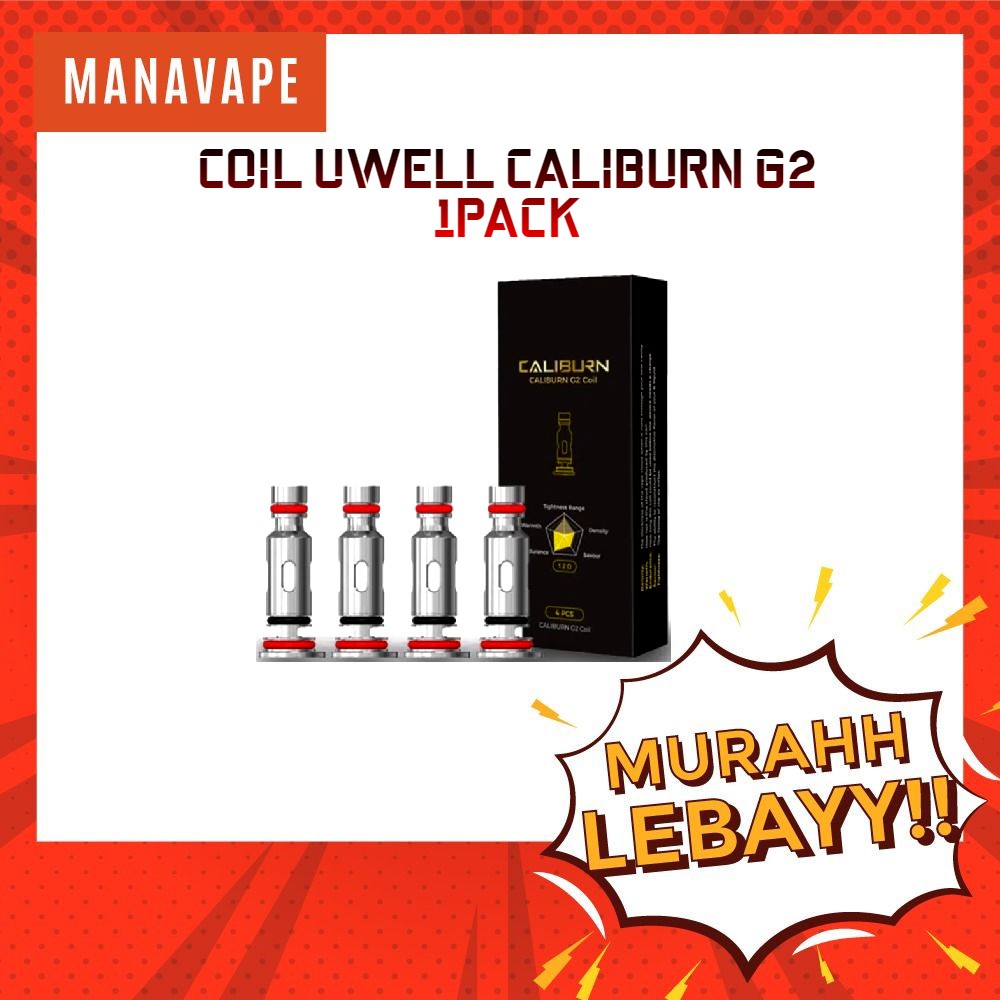 Jual COIL CALIBURN GK2 PER PACK AUTHENTIC by UWELL | Shopee Indonesia