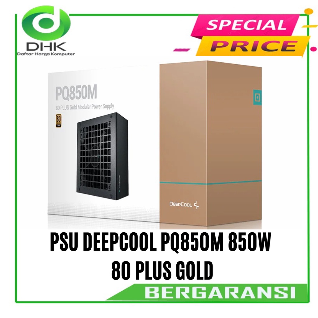 Jual Psu DeepCool PQ850M 850W 80 Plus Gold Flat Full Modular POWER ...