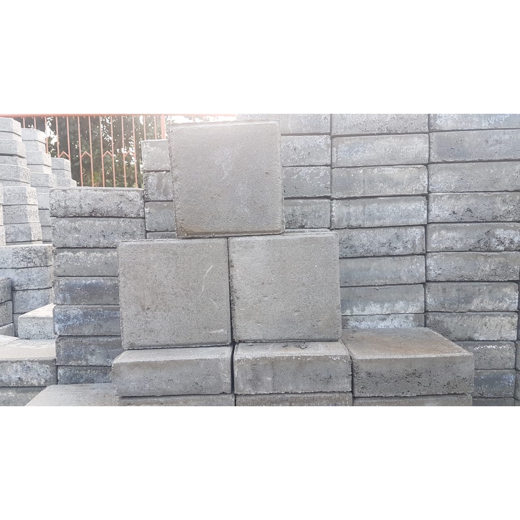 Jual Paving Block Ubin Full Abu-Abu | Shopee Indonesia
