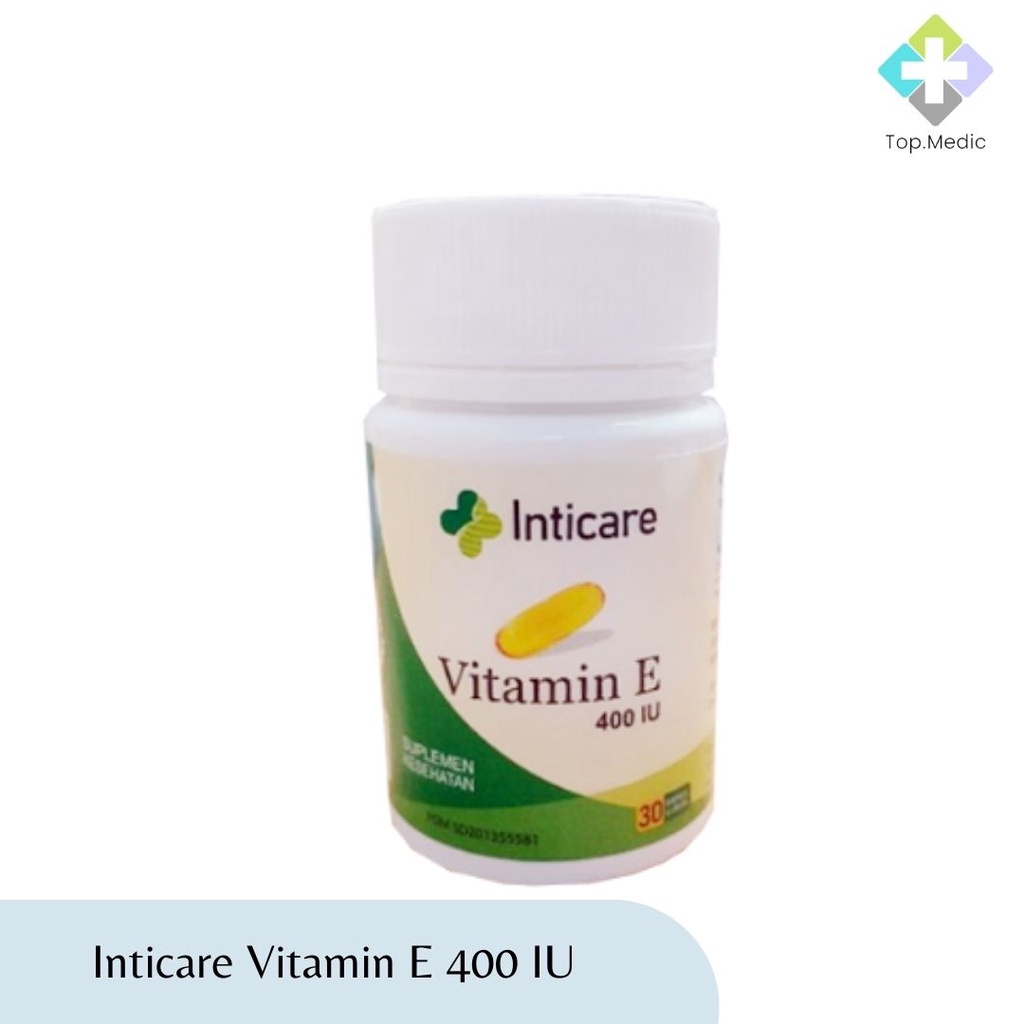 Jual Inticare Vitamin E 400 IU isi 30 Softgel | Shopee Indonesia