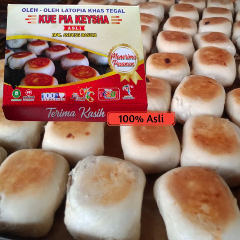 Jual Kue Pia Keysha Asli Latopia Khas Tegal (1 box isi 10 Pcs) | Shopee ...
