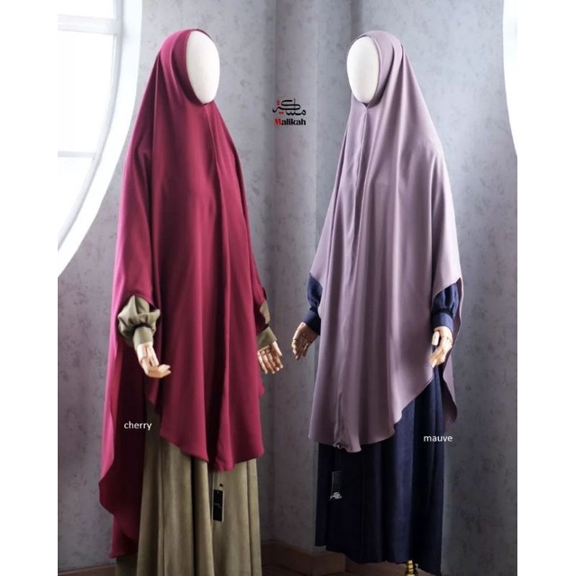 Jual Floor Length Khimar Nawal By Malikah | Shopee Indonesia