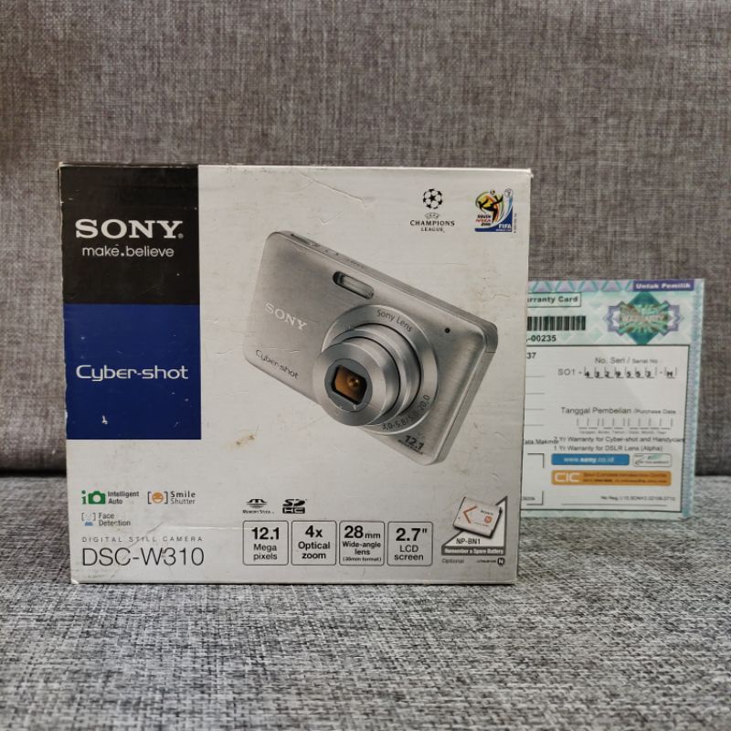 Jual Sony DSC W310 Kamera Digital Pocket Murah Garansi Resmi | Shopee ...