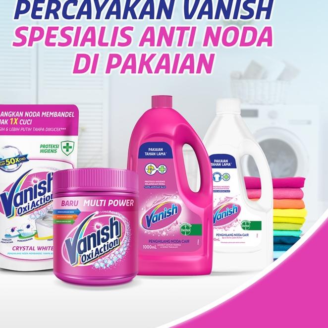 Jual Promo [VALUE PACK] Vanish Pink Cair 500ml Bottle + Harpic Power Plus Original 450ml ...