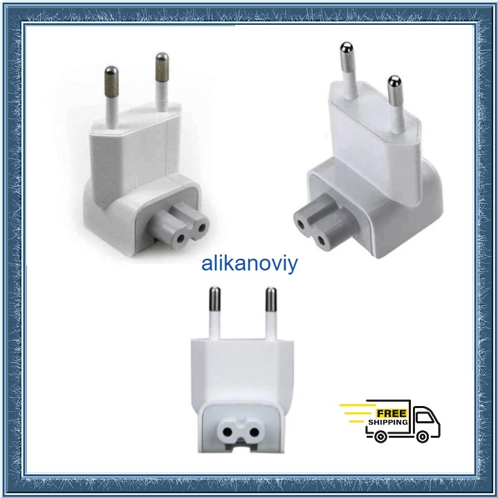 Jual CHARGER MACBOOK IPAD 3 APPLE AC PLUG KAKI 2 ORI KEPALA COLOKAN ...