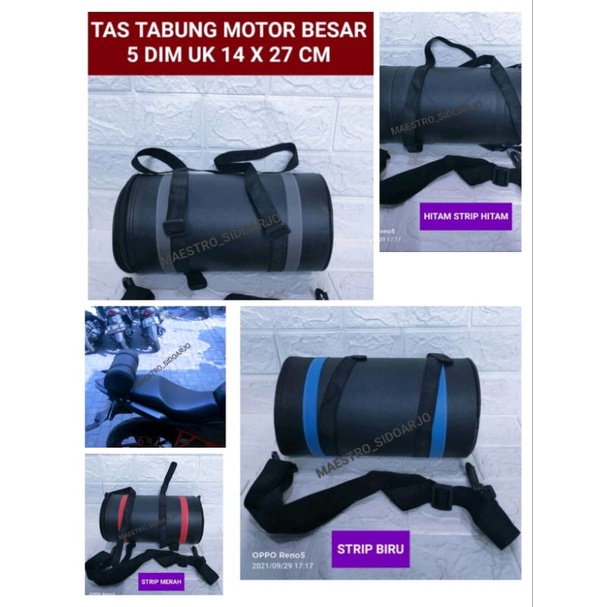 Jual TAS TABUNG MOTOR PENYIMPAN JAS HUJAN MOTOR UKURAN BESAR 5 DIM ...