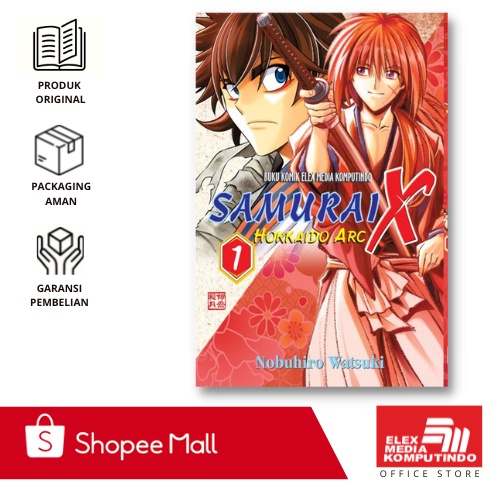 Jual ElexMedia - Samurai X Hokkaido Arc vol. 01 (munduran STO 14 Desember 2022) | Shopee Indonesia