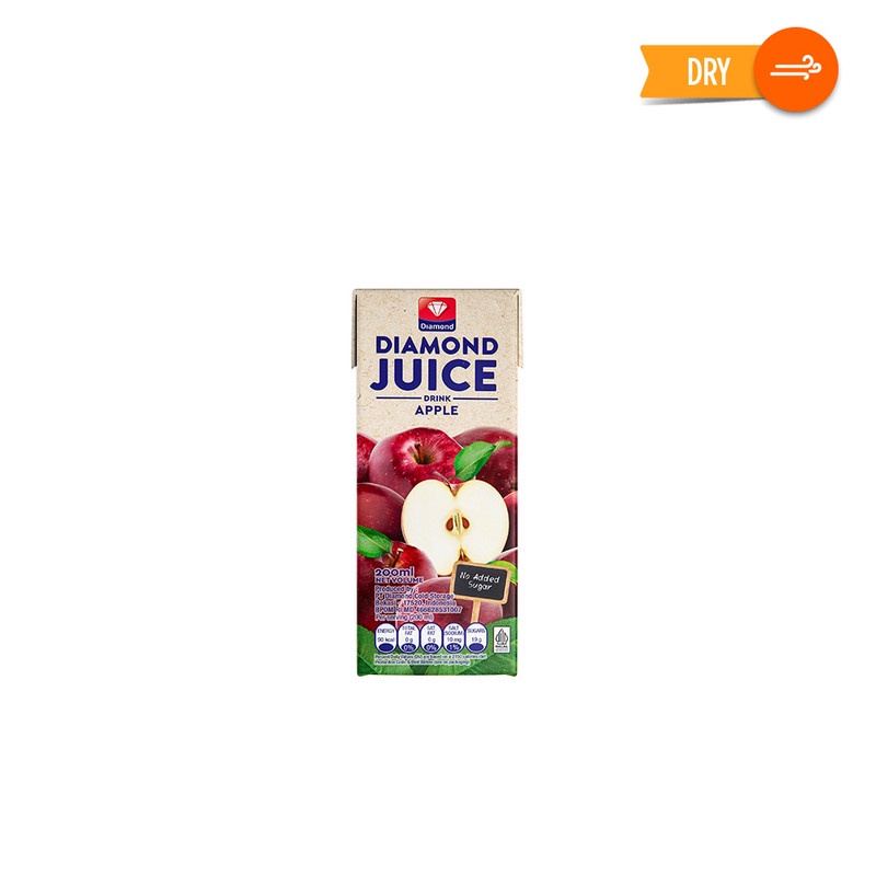 Jual DIAMOND JUICE UHT APPLE 200 ML | Shopee Indonesia