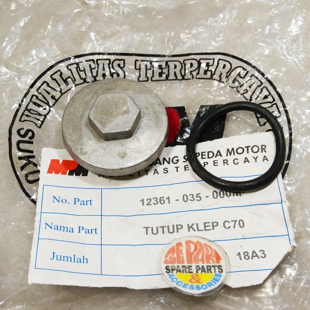 Jual Tutup klep C70 C700 Grand Supra Win Revo Prima Thunder Oring Seal ...