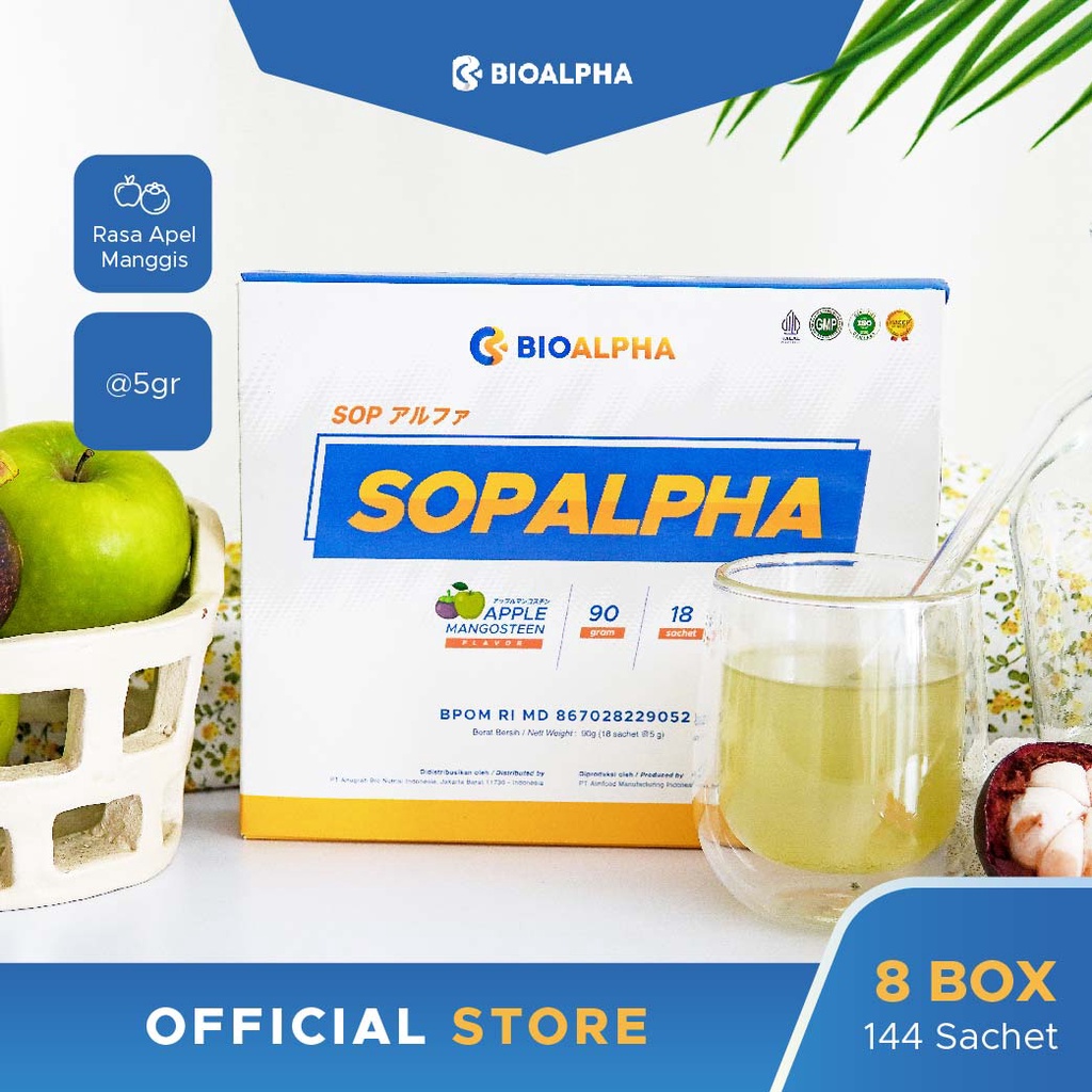 Jual Sopalpha 8 Bioalpha Official Box Multivitamin Immune Tubuh Obat ...