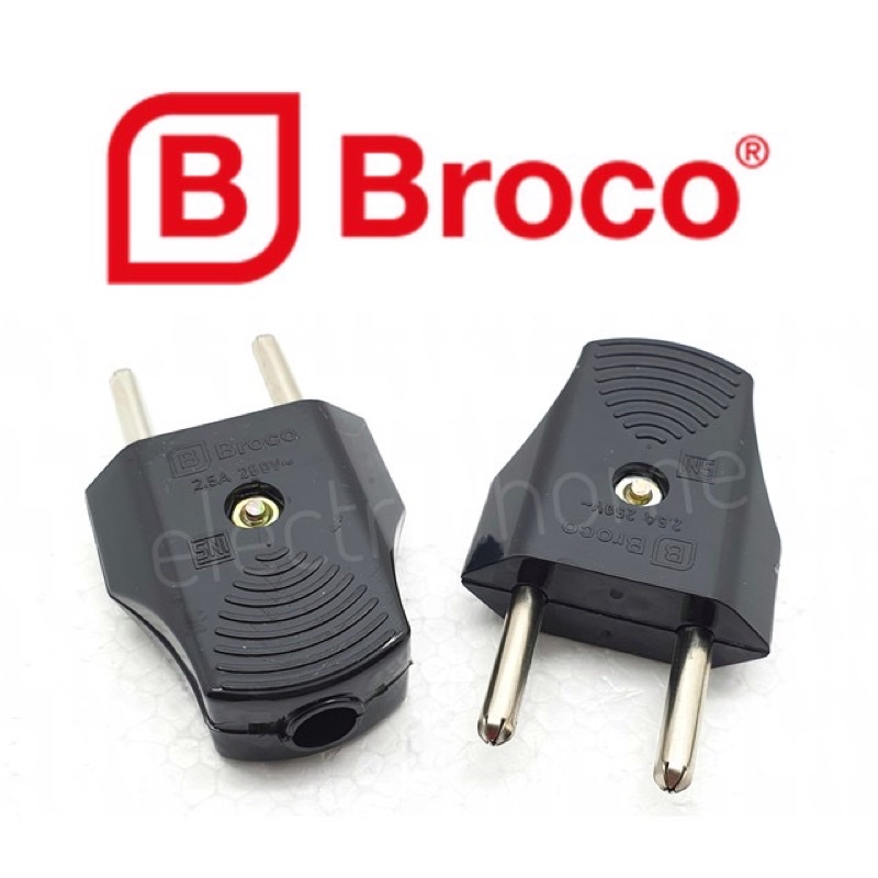 Jual BROCO STEKER GEPENG BIASA HITAM 344L ORIGINAL | Shopee Indonesia