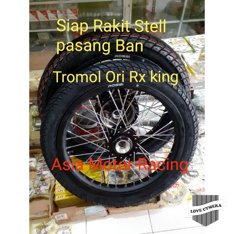 Jual Paketan Velg Rossi Ring 18 160 185 215 Tromol Ori set original ygp ...