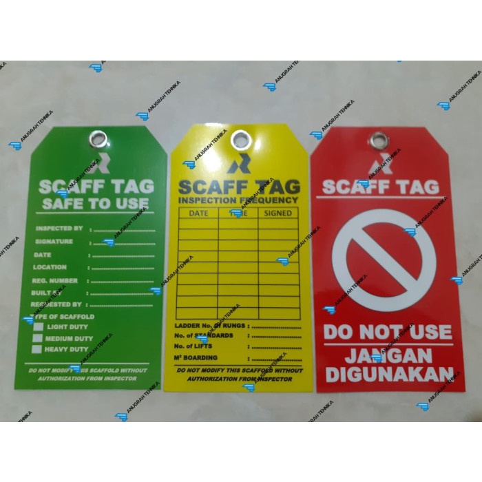 Jual #####] Scaffolding Tag Custom | Shopee Indonesia