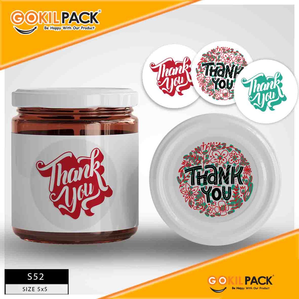Jual Sticker Bulat Murah|Sticker Vinyl|Sticker Bening|Sticker 3cm|S39 ...