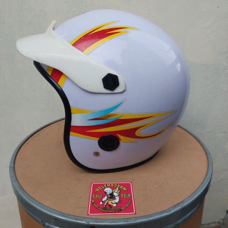Jual HELM LAWAS, JADUL, KLASIK YAMAHA RX KING F1ZR ALFA ORIGINAL ...