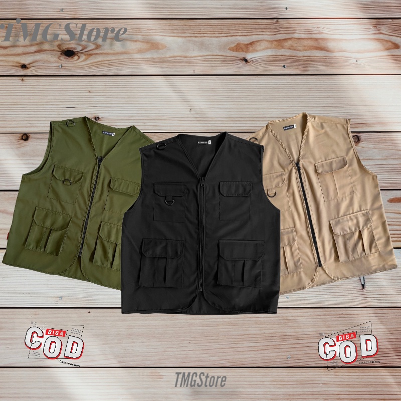 Jual Vest Basic Polos | Shopee Indonesia