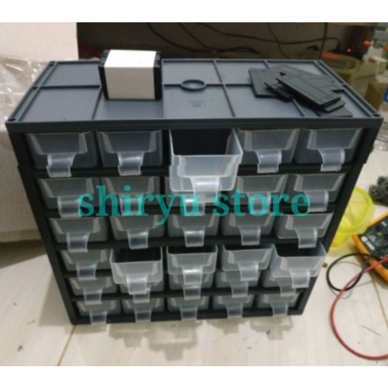 Jual Rakko Rak Komponen Lemari Plastik 30 Slot Laci Kecil | Shopee ...