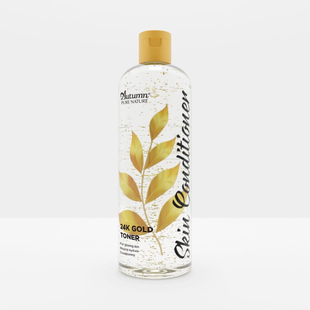 Jual Autumn Toner Skin Conditioner 24K Gold 500ml | Shopee Indonesia