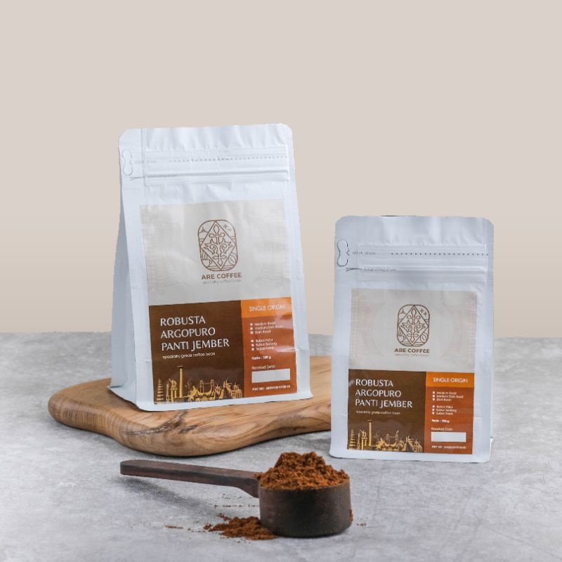 Jual KOPI BUBUK ROBUSTA ARGOPURO PANTI JEMBER 150ML | Shopee Indonesia