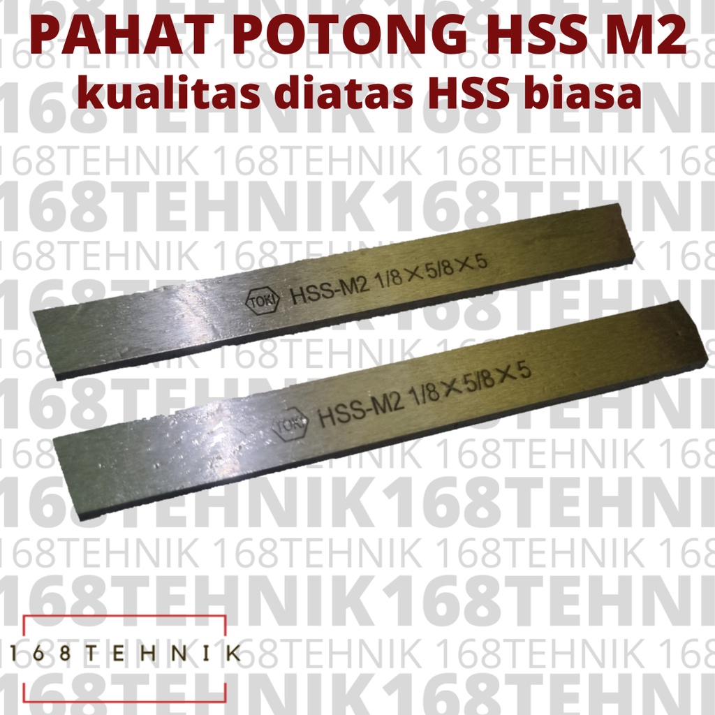 Jual PISAU BUBUT 1/8X5/8X5 PAHAT POTONG 1/8X5/8X5 / HSS TOOL BIT / PAHAT BUBUT HSS M2 CUT OFF ...
