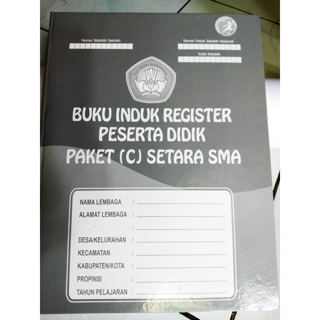 Jual BUKU INDUK REGISTER SISWA SMA - BUKU INDUK PAKET C (SMA) | Shopee ...