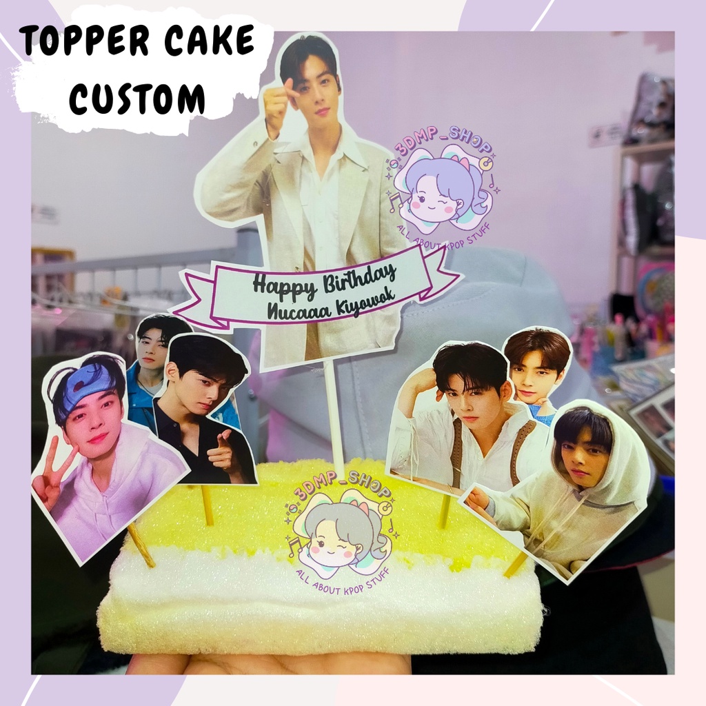Jual Topper Cake Kue Kpop Ulang tahun Birthday Ultah custom request ...