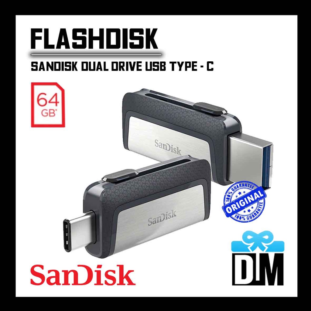 Jual Flash Disk USB 3.1 Tipe C Memori Hp Android PC Computer 64 GB ...