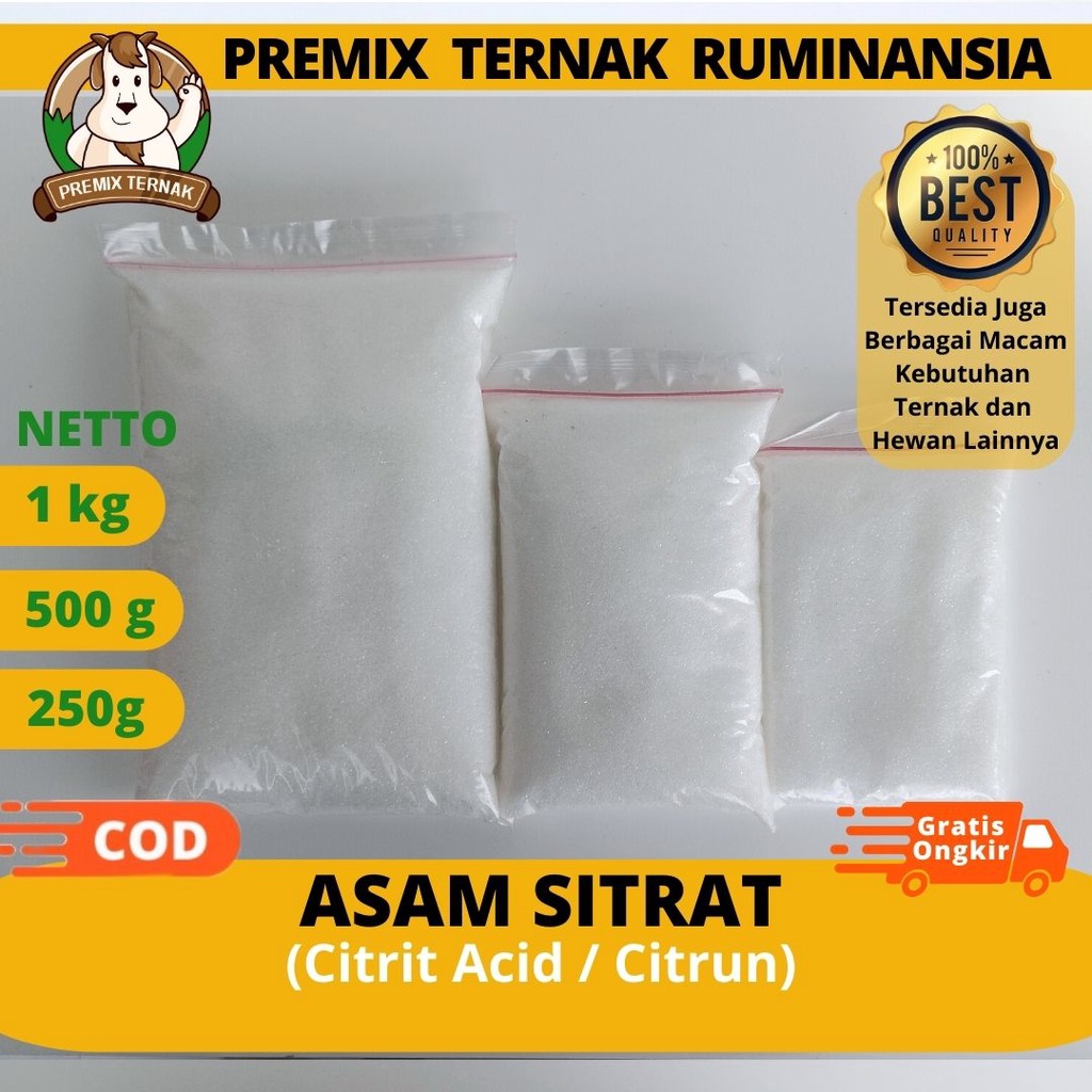 Jual Citric Acid I Citrun I Food grade I Sitrun Makanan I Asam Sitrat I ...