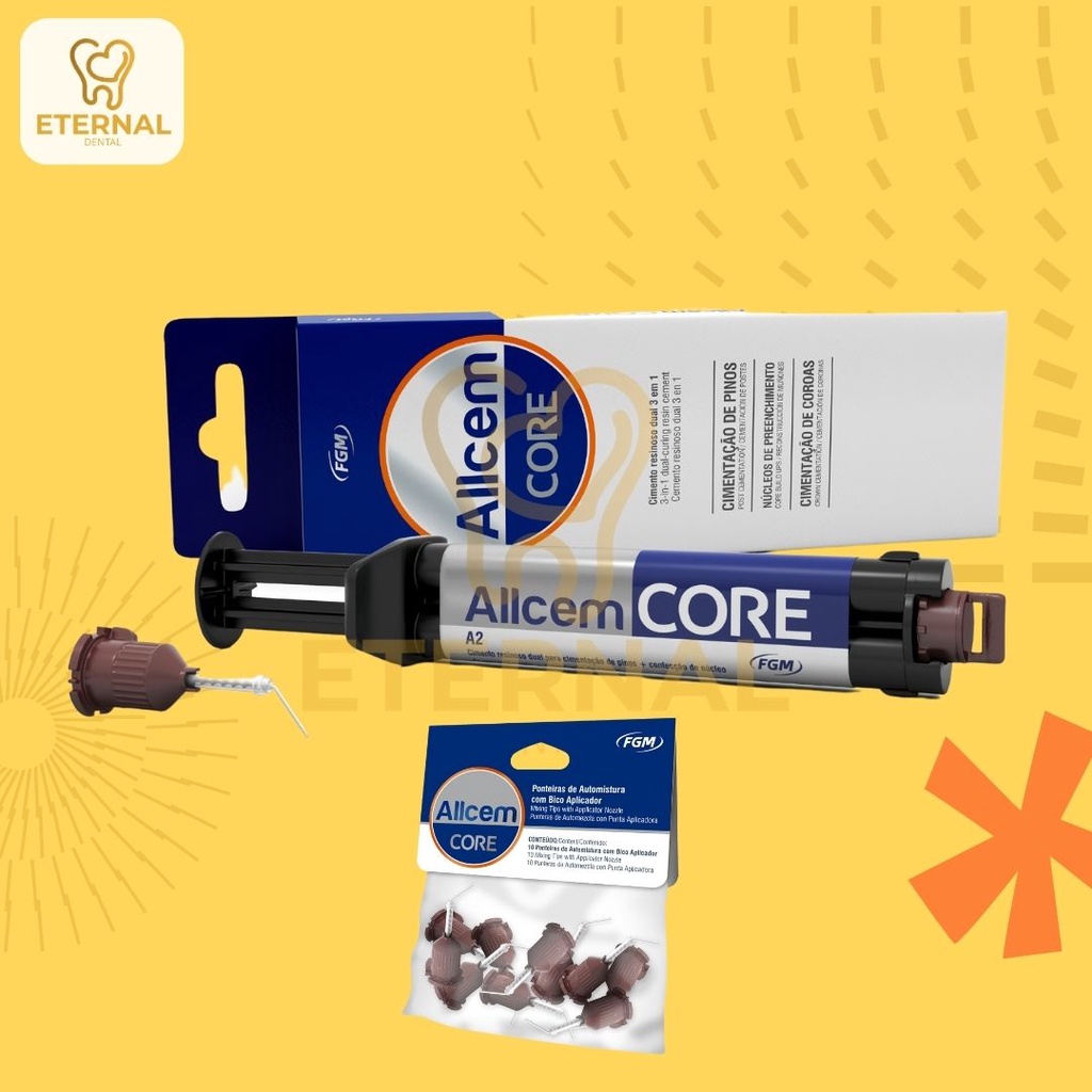 Jual Eternal Dental Cement Crown Bridge Dual-Cured Core Build-Up ...