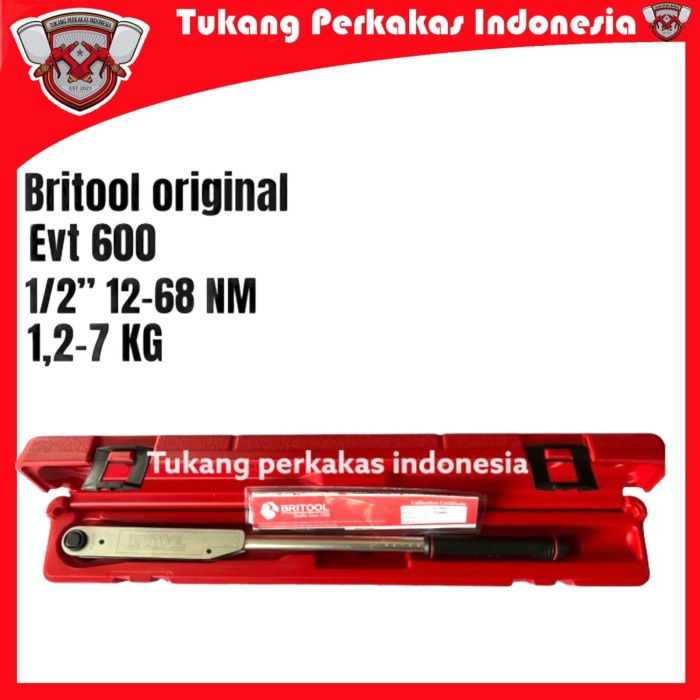 Jual BRITOOL EVT 600 AEX KUNCI TORSI MOMEN 1/2 INCH TORQUE WRENCH ...