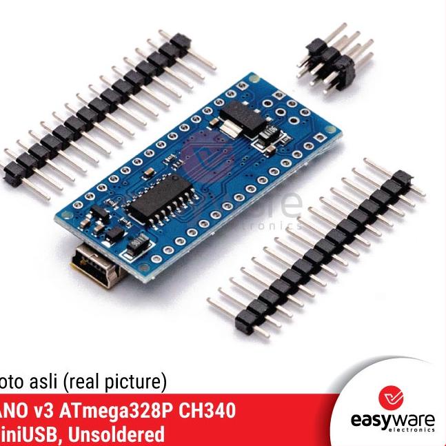 Jual Super Baru Arduino Nano V3 Ch340 Atmega328p Miniusb Without Solder