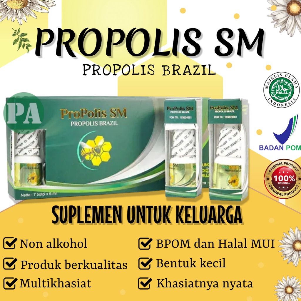 Jual Propolis SM Brazilian 100% Asli - Obat Herbal Darah Tinggi ...