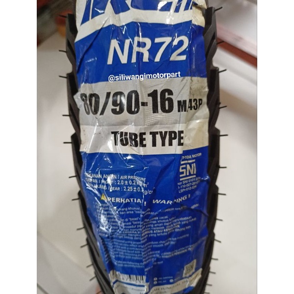 Jual Ban Motor Tube Type (BUKAN TUBLES) IRC 80/90-16 NR72 Ban Motor ...