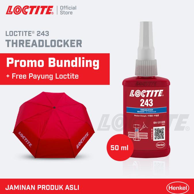 Jual Henkel LOCTITE 243 THREADLOCKER Lem Baut 50 ml | Shopee Indonesia